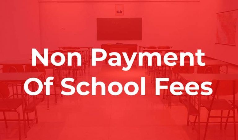 How To Resolve Non Payment Of School Fees | Expert Advice